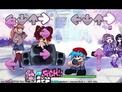 FNF’Monika’s Full Week HD!! - High School Conflict