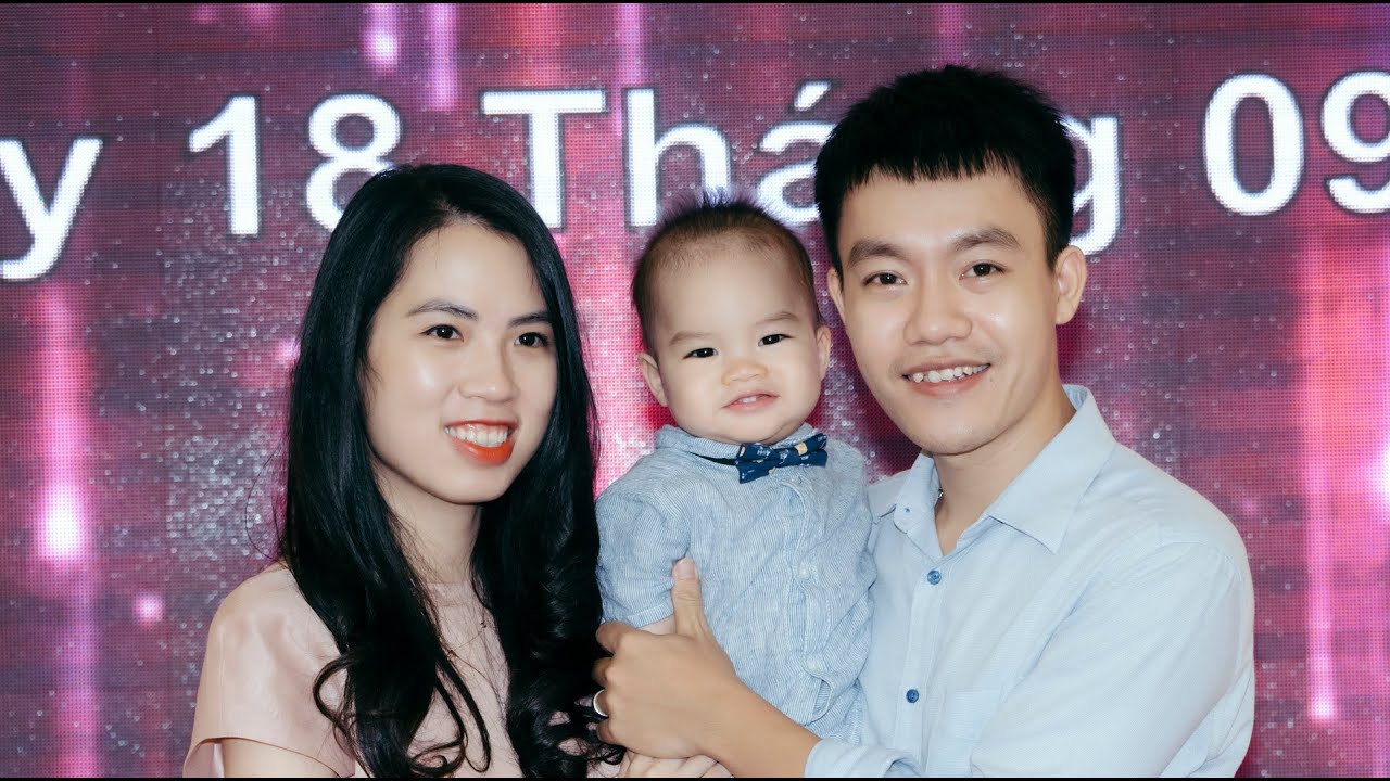 Sinh nhật Gia Huy Milo 1 tuổi In Thành Trung - YouTube