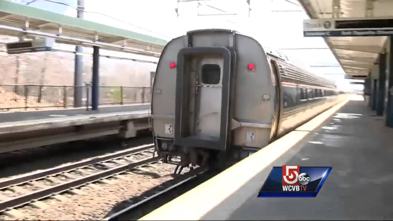 Electrical fire delays MBTA Commuter Rail, Amtrak - YouTube