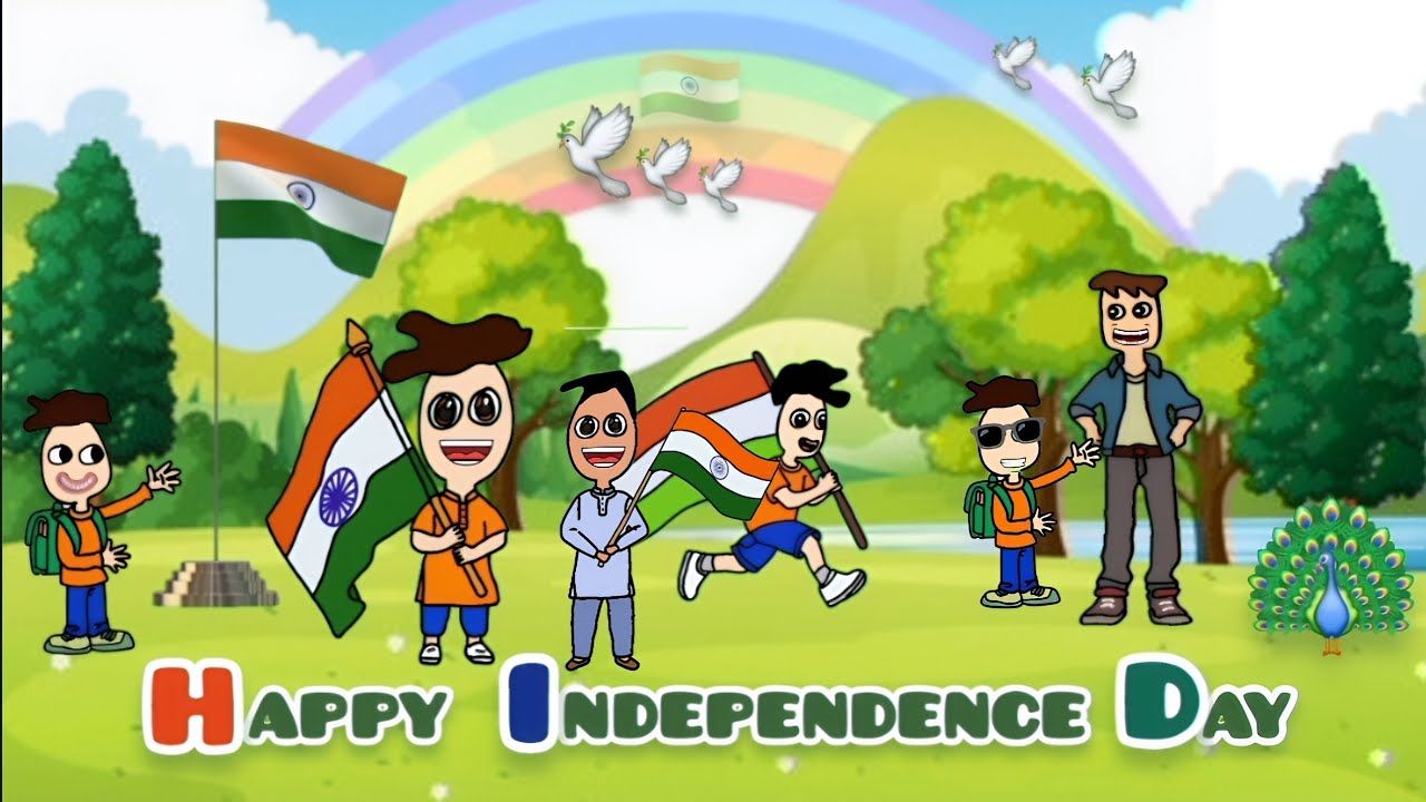 🤣Special Fun in 15th August | Independence Day | Funny Cartoon - YouTube