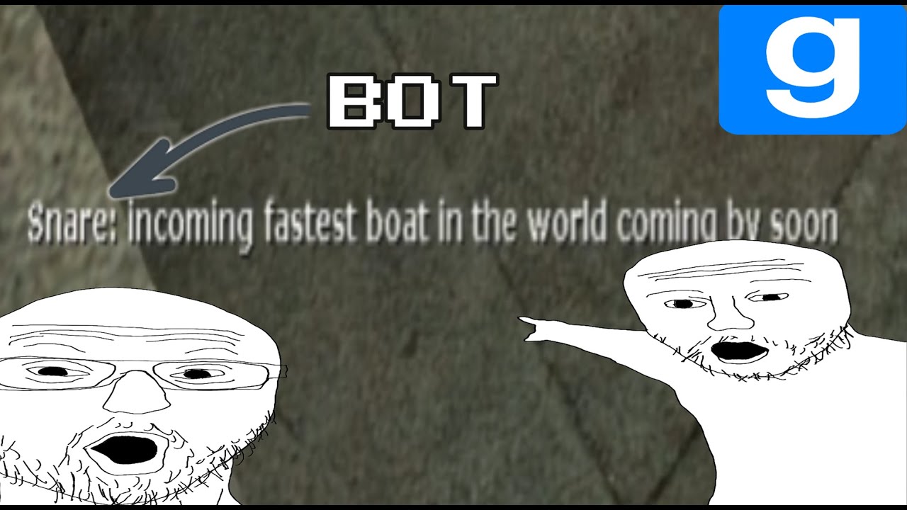 When the bots are too smart in GMOD - YouTube