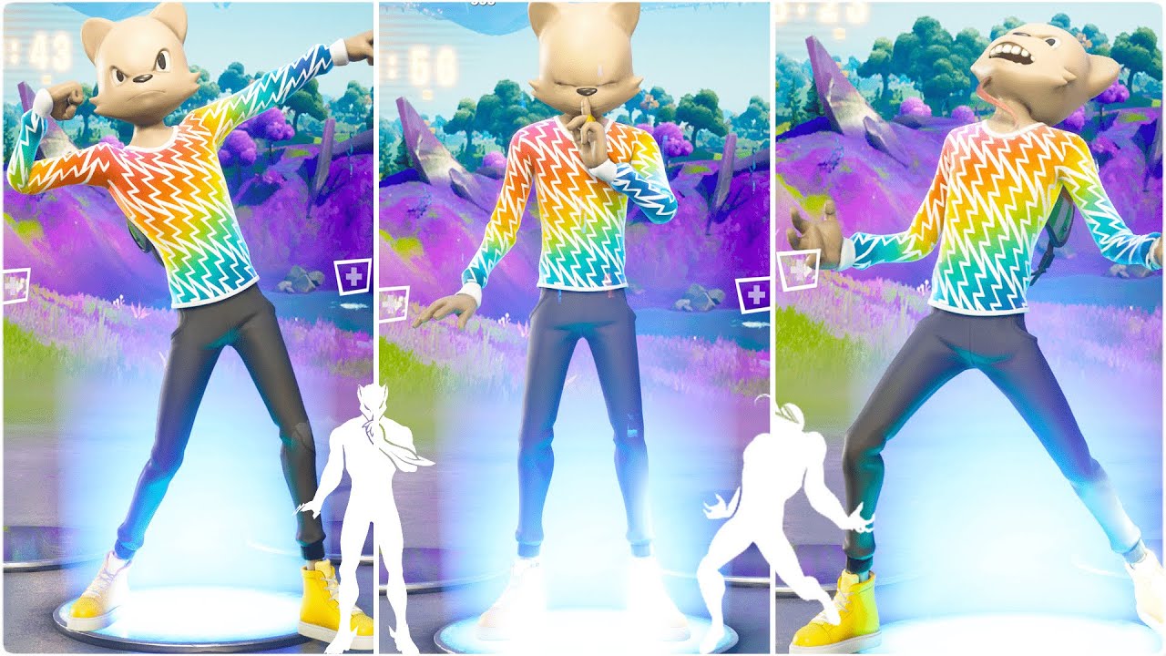 Fortnite Upcoming JANKY Skin doing All Built-in Emotes ! (Encrypted ...