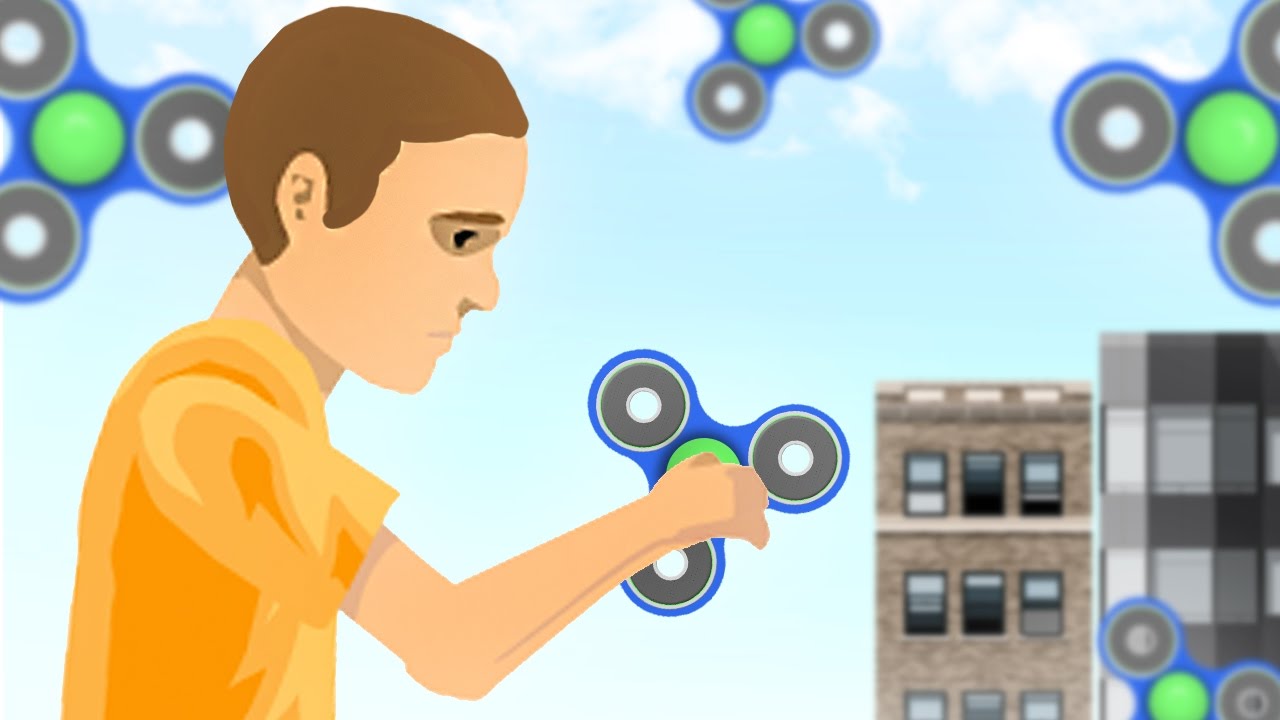 FIDGET SPINNER + HAPPY WHEELS = A BAD IDEA! - YouTube