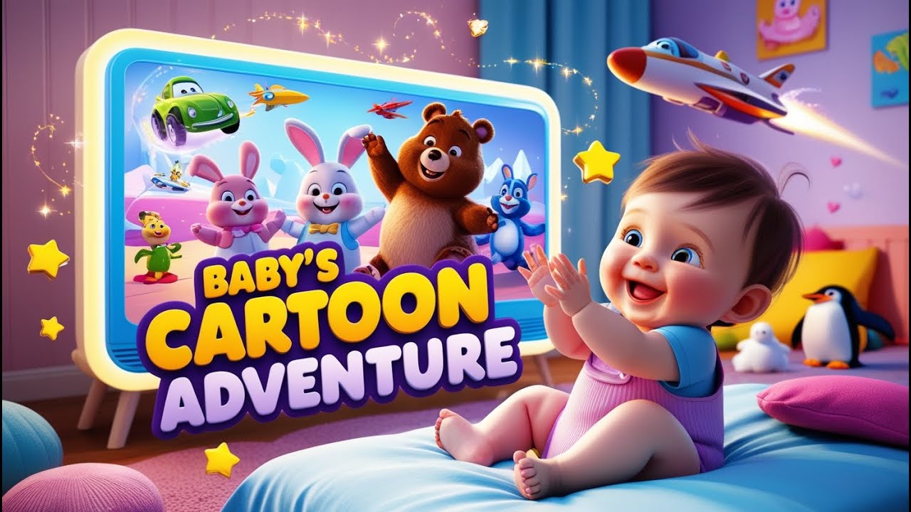 Baby's Cartoon Adventure | Adventure Rhymes | Kids Rhymes & Babies ...