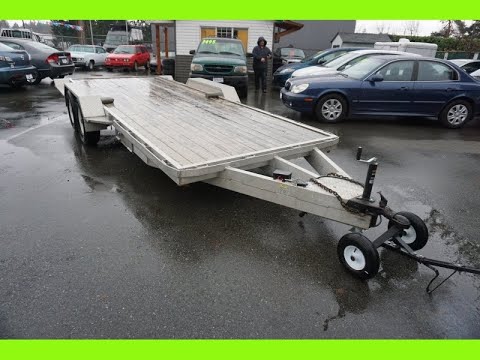 2006 Express Custom Trailer Manufacturing Flat Deck Trailer 20 Ft ...