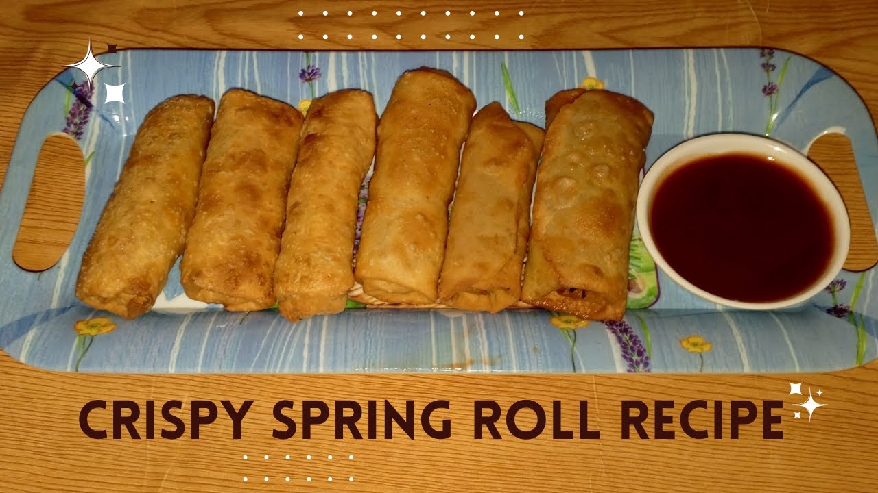 Homemade Chessy Spring Rolls | Golden, Crunchy & Delicious! - YouTube