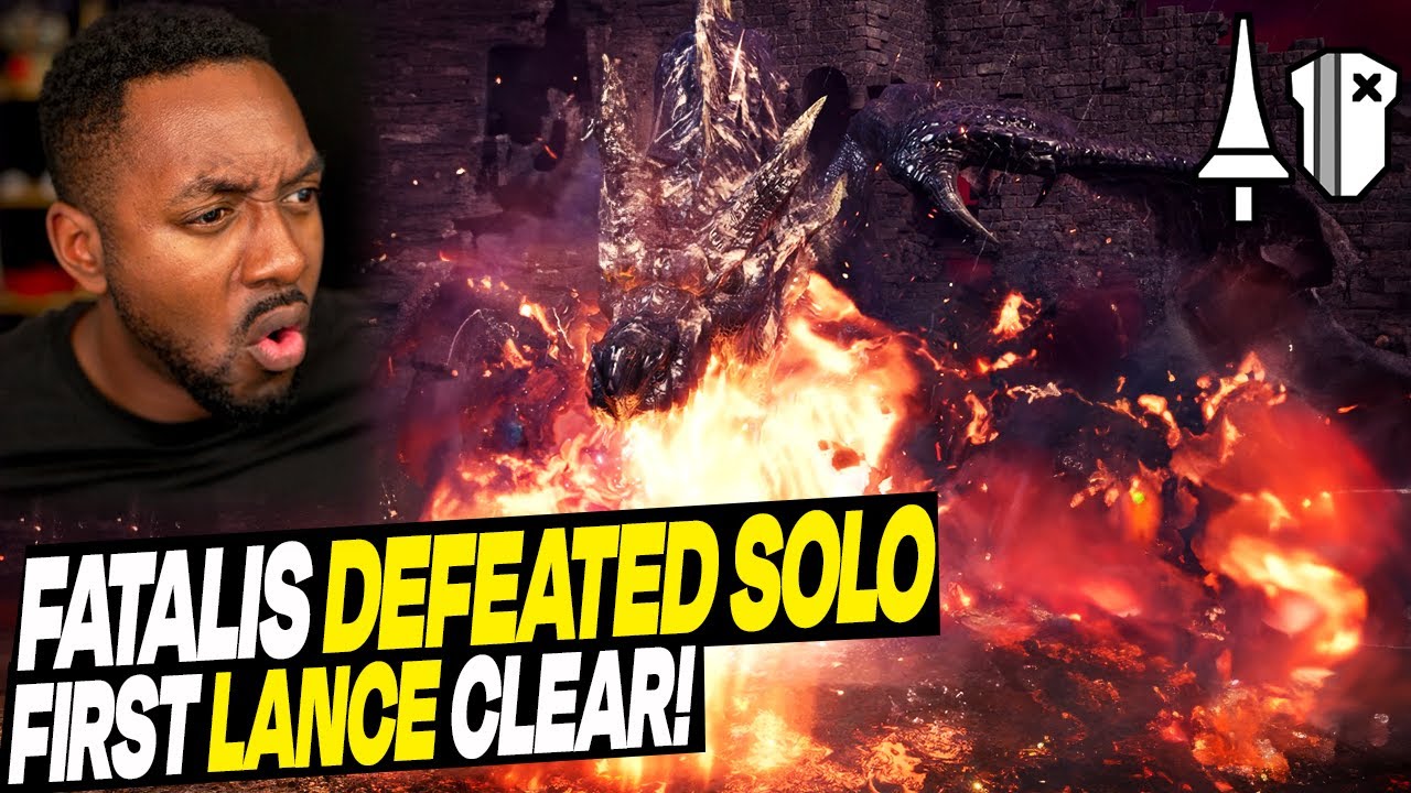 I Defeated Fatalis Solo With LANCE! After 10 Days Of Learning The ...