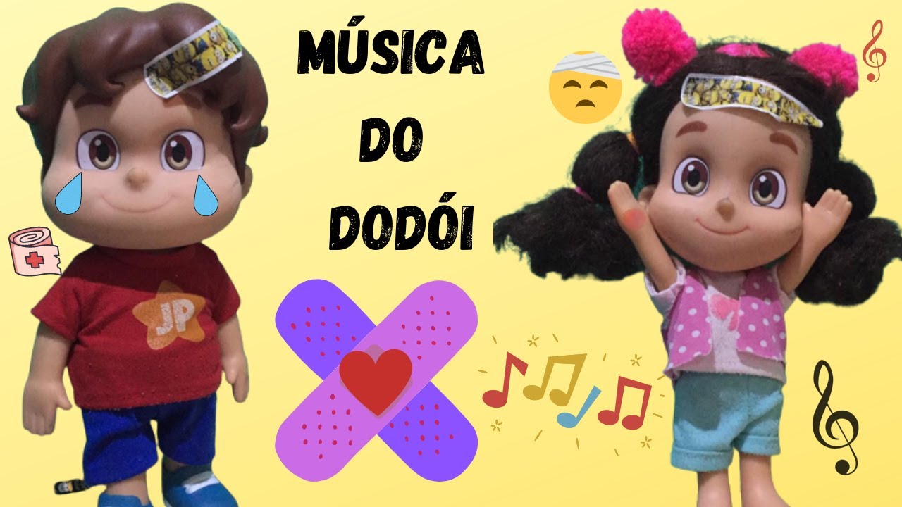 MÚSICA DO DODÓI COM MARIA CLARA E JP ♫ The Boo Boo Song! Kindergarten ...