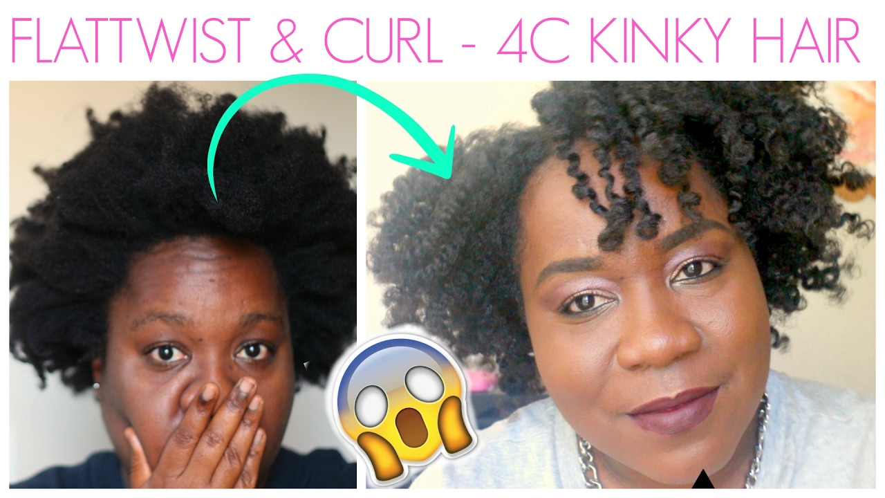 Flat Twist and Curl with Perm Rods 4C NATURAL HAIR feat. Kinky Tresses ...