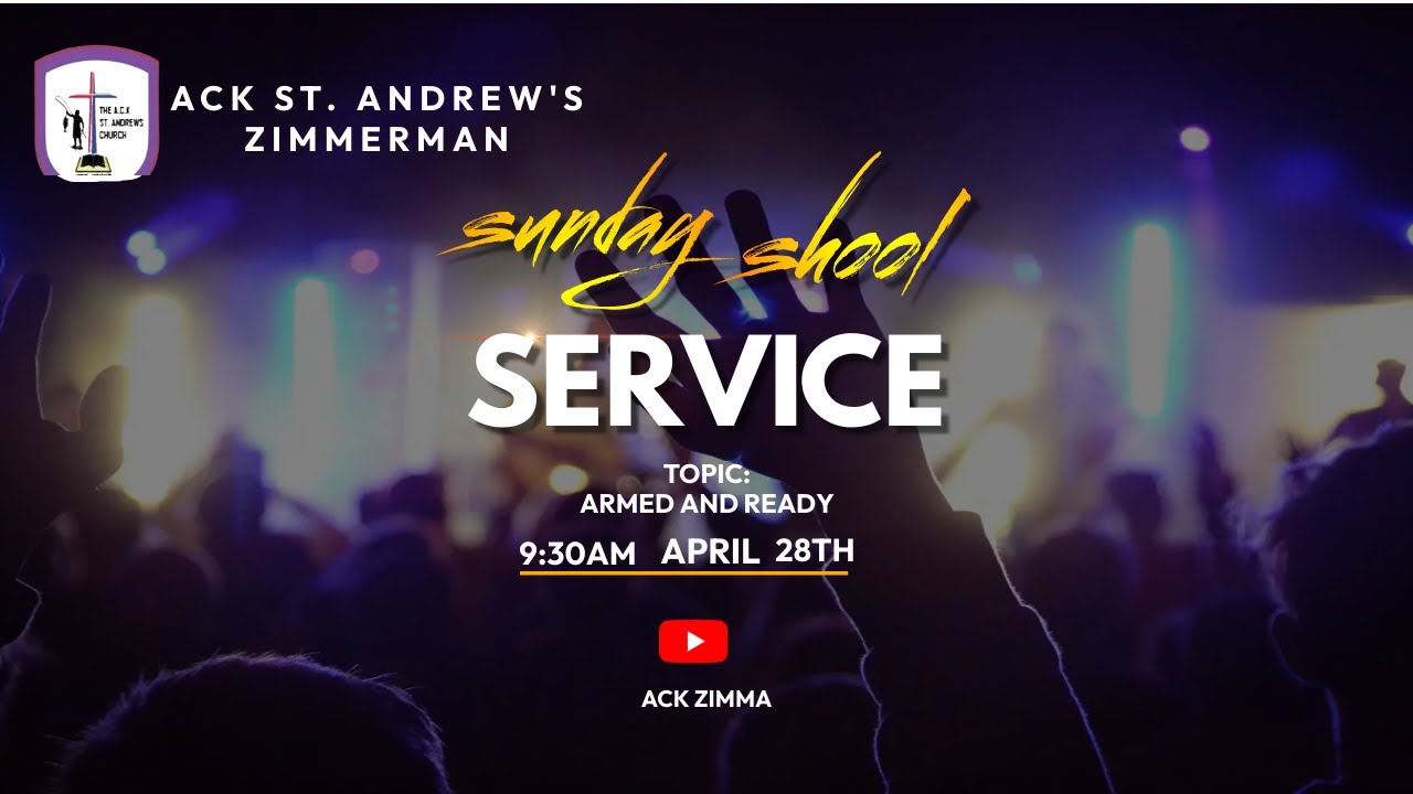 SUNDAY SCHOOL SERVCE | SUNDAY SERVICE | 28TH APRIL 2024 - YouTube
