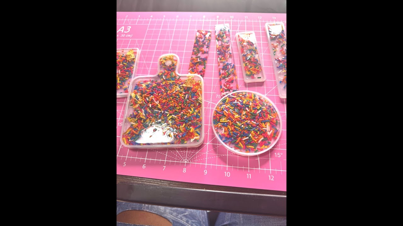 Resin Epoxy Projects with Sprinkles at - YouTube