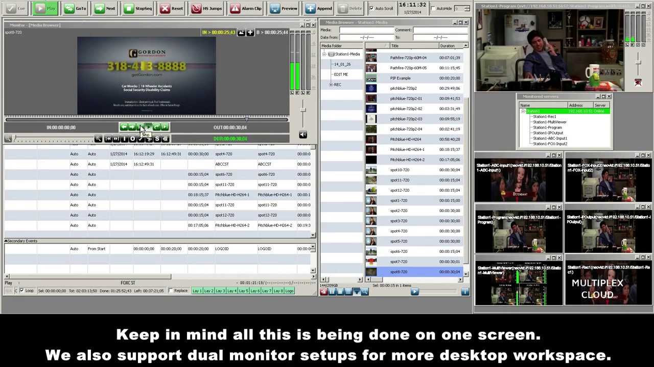 Multiplex Cloud Playout - Live Cloud Playout Demo - YouTube