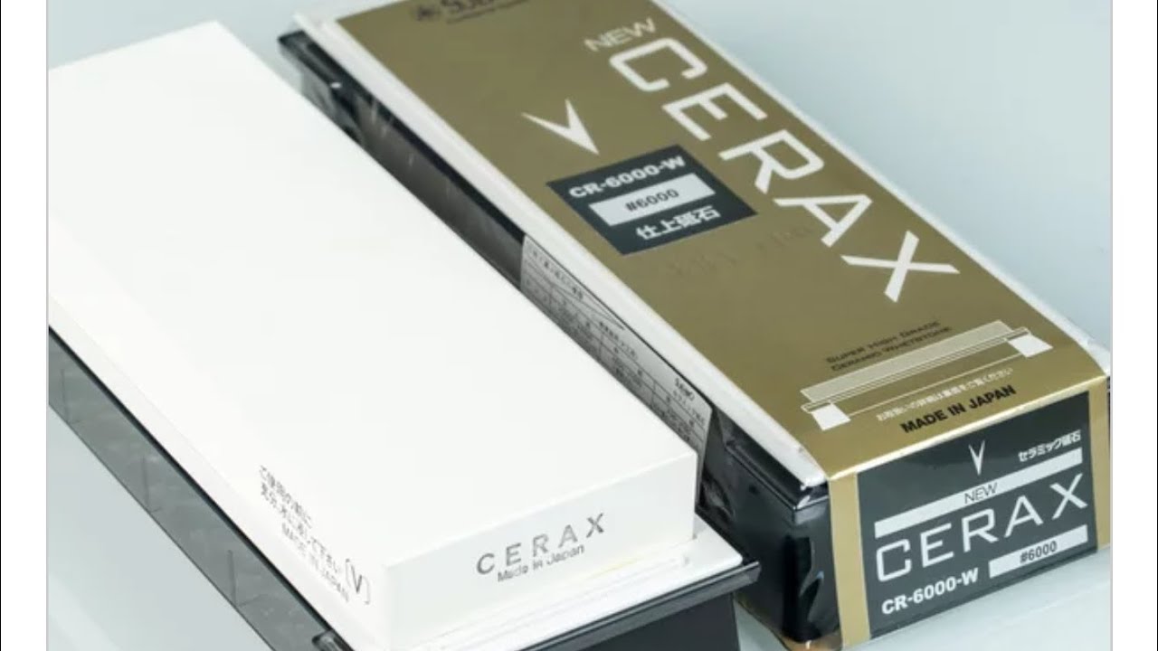 Piatra de ascutit Suehiro Cerax CR 6000 - Despachetare si prezentare - YouTube