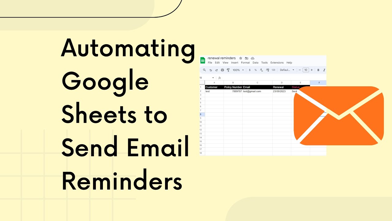 Automate Renewal Reminders with Google Sheets | Step-by-Step Tutorial - YouTube