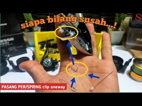 Tutorial Cara Pemasangan Per/Spring Klip Pengatur Oneway / Anti Reverse ...