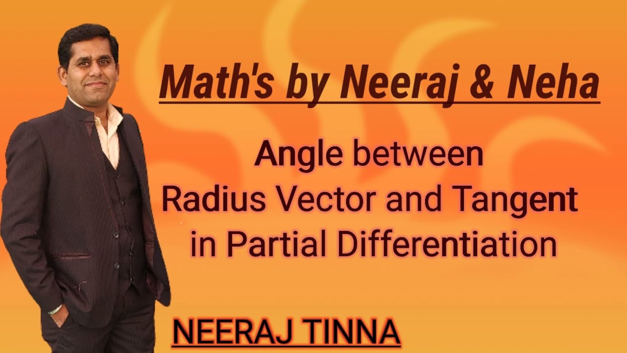 Angle between Radius Vector and Tangent - YouTube
