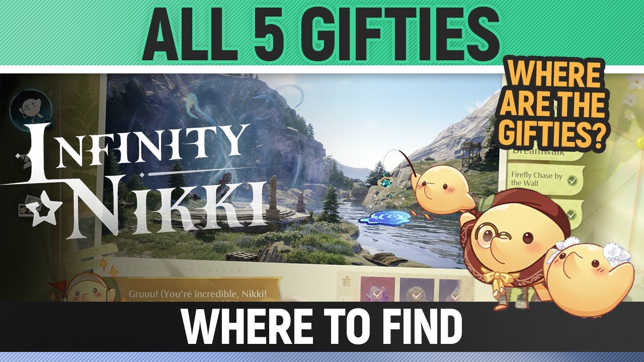 Infinity Nikki - Where Are the Gifties? - All 5 Locations - YouTube