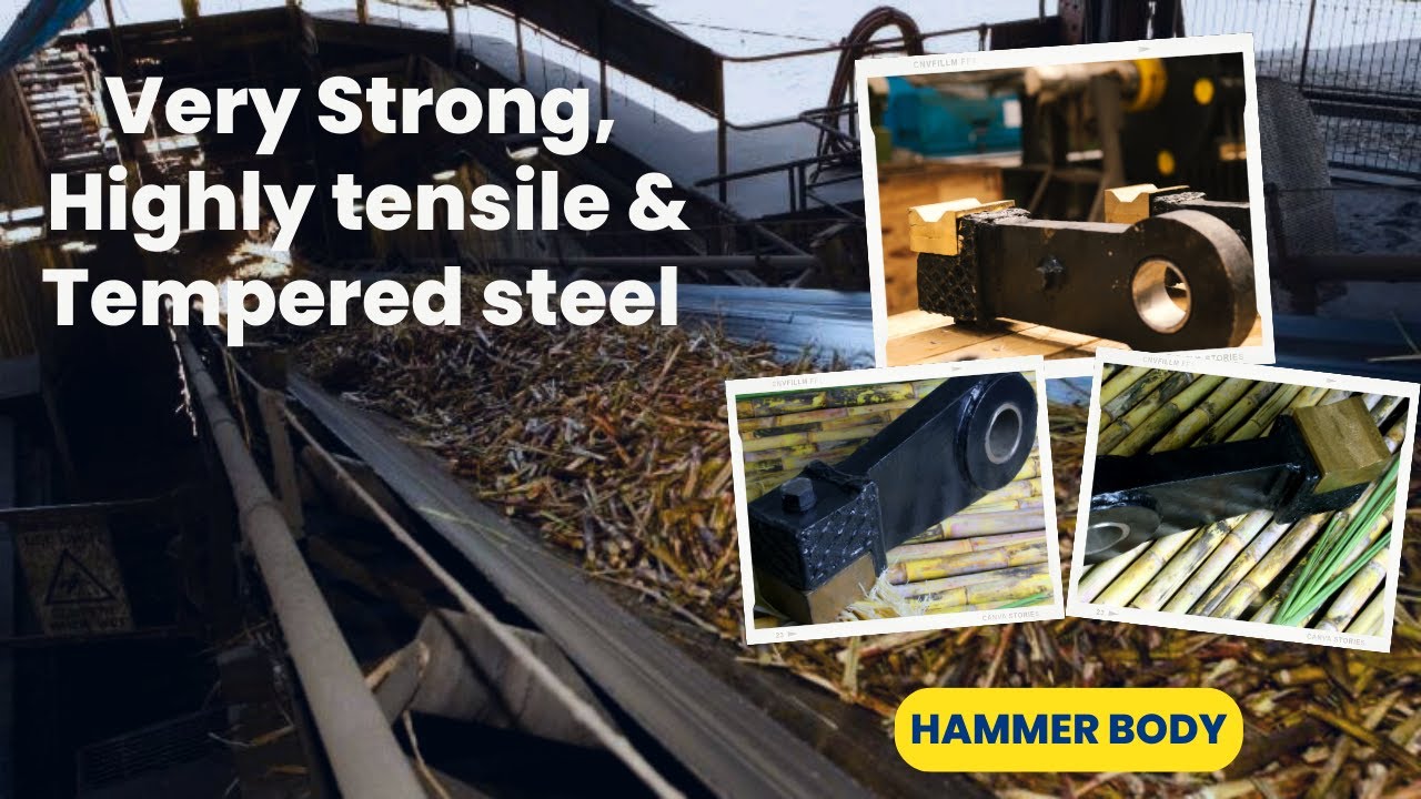 Crush with Precision: IMCO's Zuper Hammers for Sugarcane Shredding ...