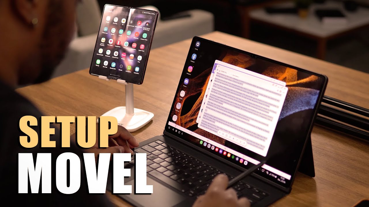 ELE TROCOU o NOTEBOOK pelo TABLET+CELULAR! // SETUP DO CRIADOR #1 ...