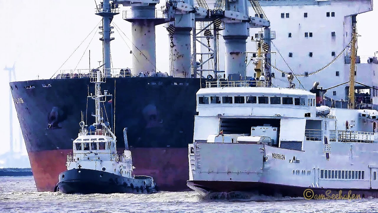 Borkum Fähre RoRo Autofähre WESTFALEN BJ 1972 DCNN IMO 7217004 Emden ...