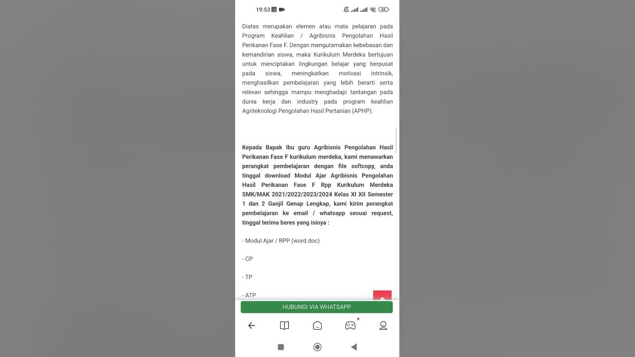 Modul Ajar Agribisnis Pengolahan Hasil Perikanan Fase F Rpp Kurikulum Merdeka SMK/MAK Kelas XI ...