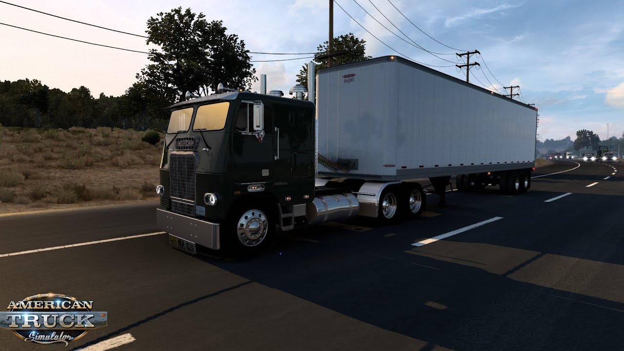 American Truck Simulator Mod Review Truck Freightliner cabover FL 86 ...