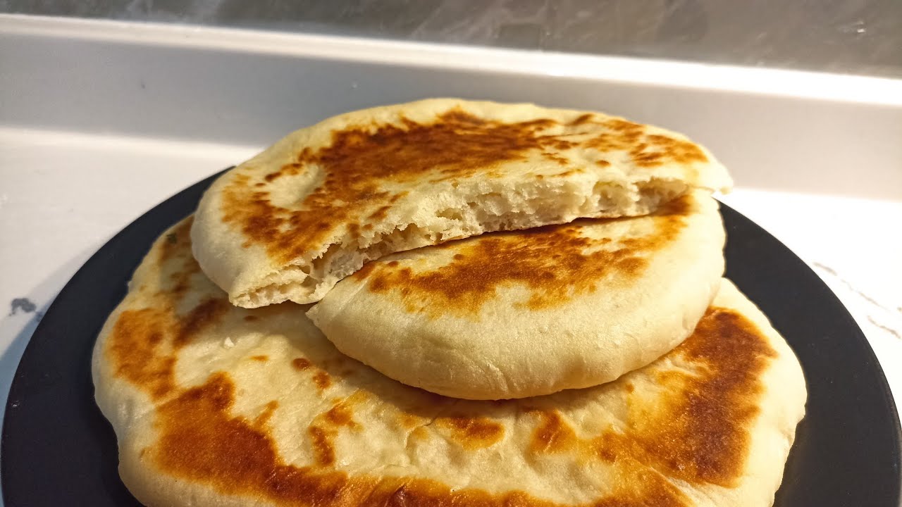 BAZLAMA TARİFİ 😋 MAYALI YUMUŞACIK KOLAY 😋flatbread recipe English in ...