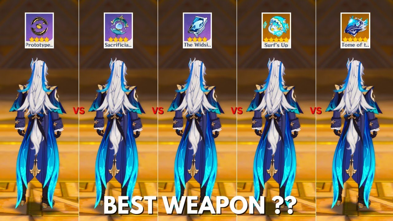 Is Neuvillette Signature Weapon Worth It? C0 Weapon Comparison [Genshin ...