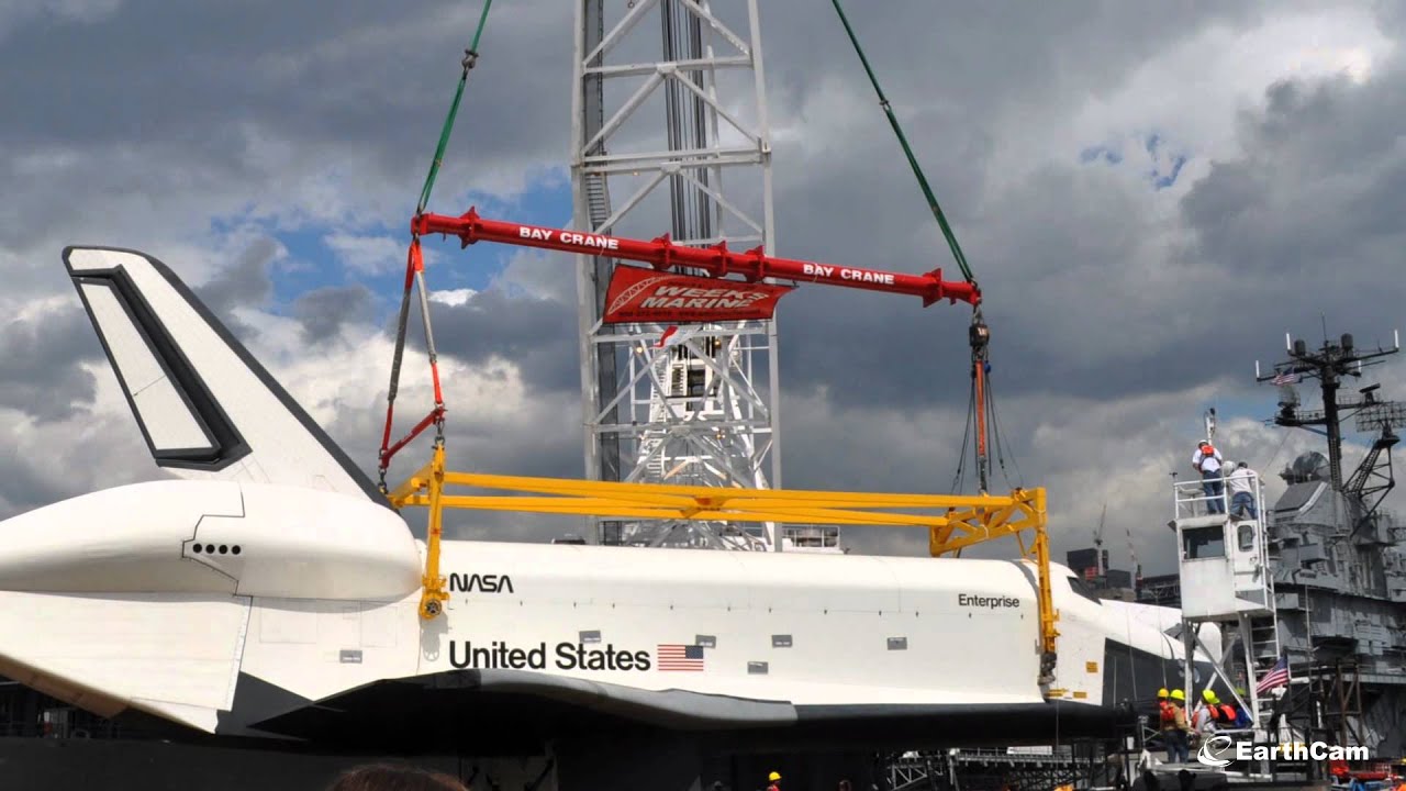 Space Shuttle Enterprise @ USS Intrepid: EarthCam Official Homecoming ...