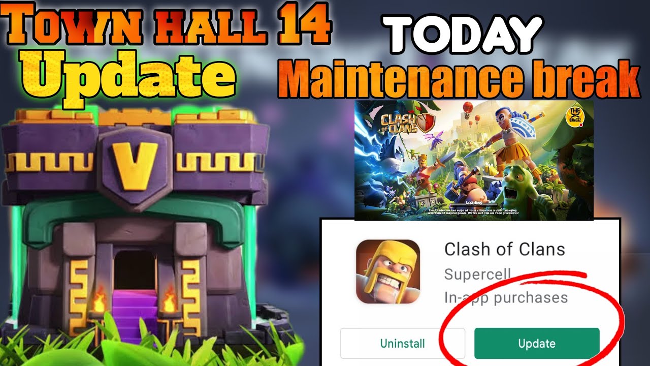 Coc Todya Maintenance Break | Coc Maintenance Break Bug Fix - YouTube