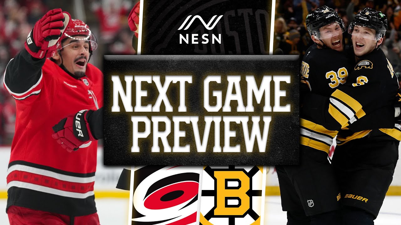 NEXT GAME PREVIEW: Boston Bruins vs. Carolina Hurricanes | 11/01/2025 ...