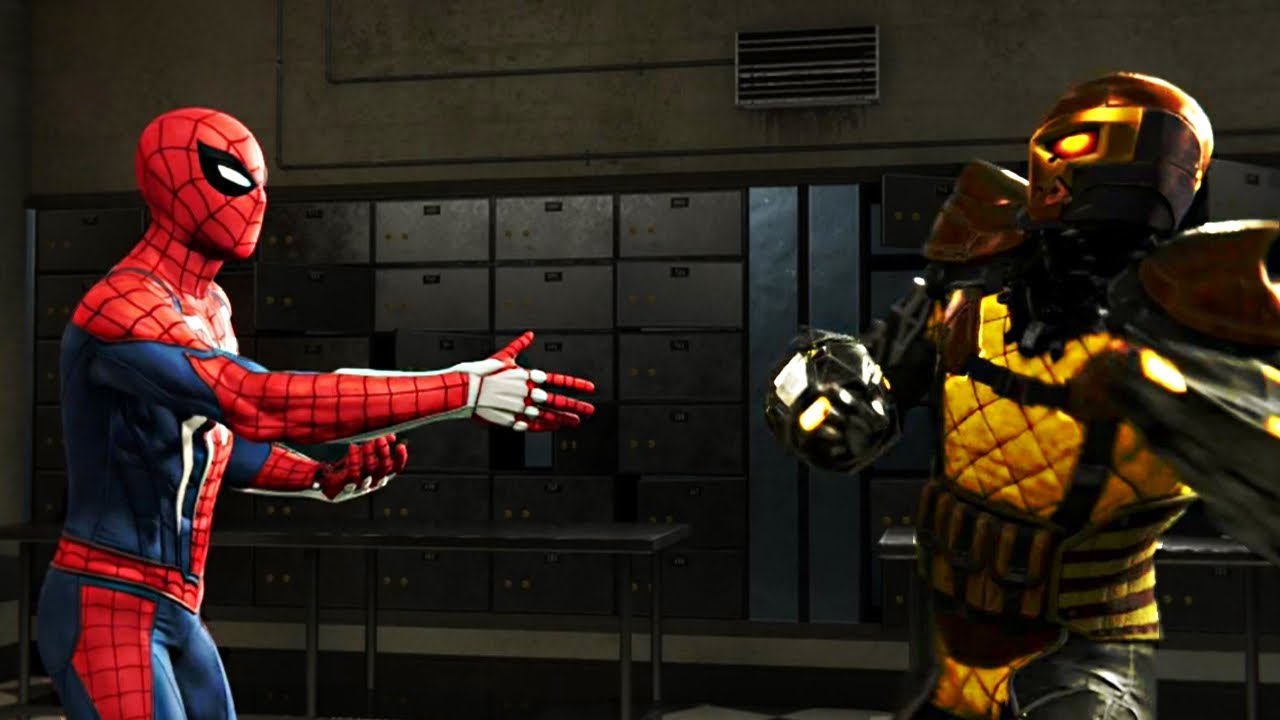 Spider-Man PS4 - Shocker Boss Fight - YouTube
