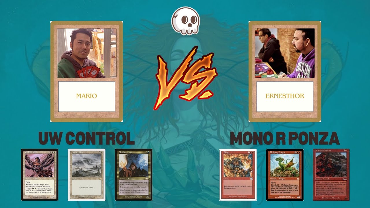 MTG PREMODERN. THE OLD SKULL LP. /// 💀Mono Red Ponza 🔥 (Ernesthor) vs ...