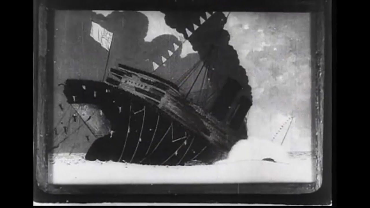RMS Lusitania Sinking - 1918 Animated Film on Reel America - YouTube