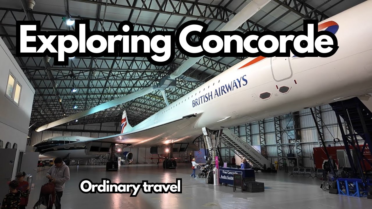 Exploring CONCORDE - National Museum of Flight, Scotland - Museum walk ...