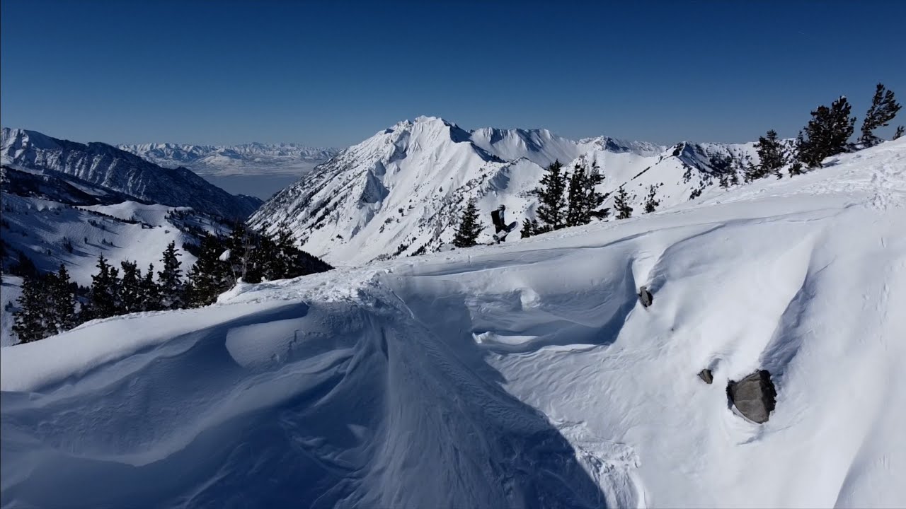 Extreme Terrain Snowboarding near Mt Wolverine, UT 🏂 - YouTube