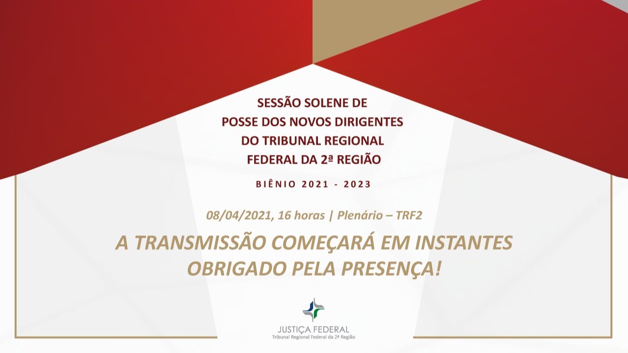 Transmissão ao vivo de Tribunal Regional Federal da 2a Região TRF2 ...