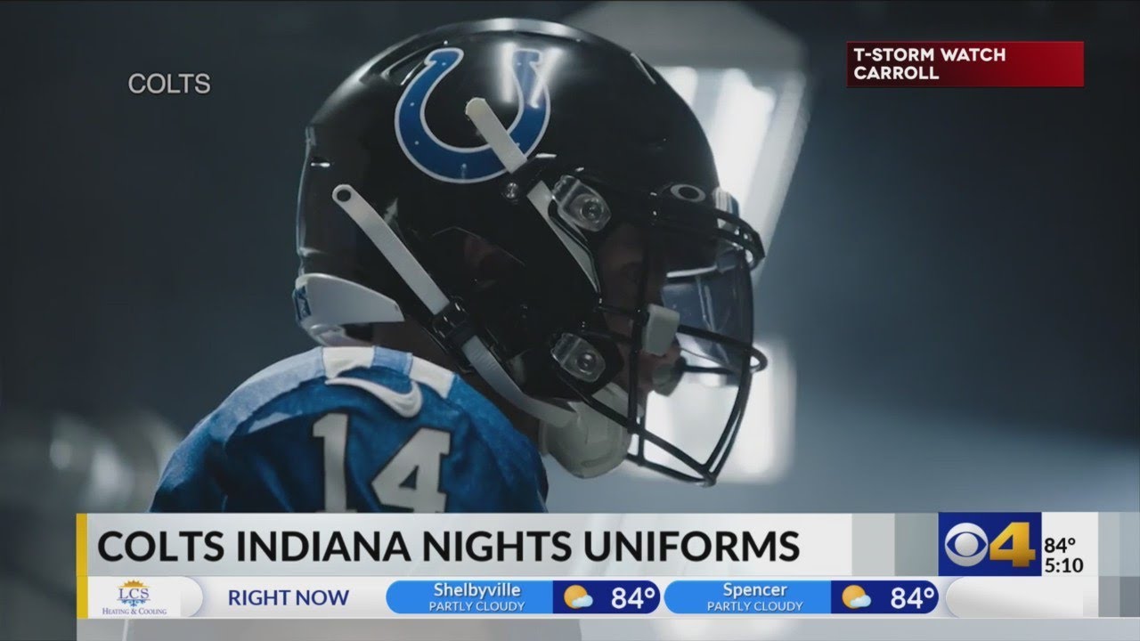 Colts introduce new ‘Indiana Nights’ alternate uniform - YouTube