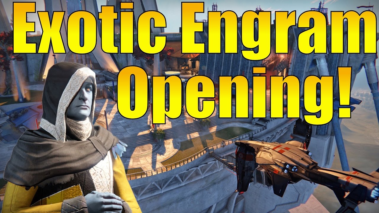 Destiny - HUGE Exotic Engram Opening! Can I Get To 400 Light?! - YouTube