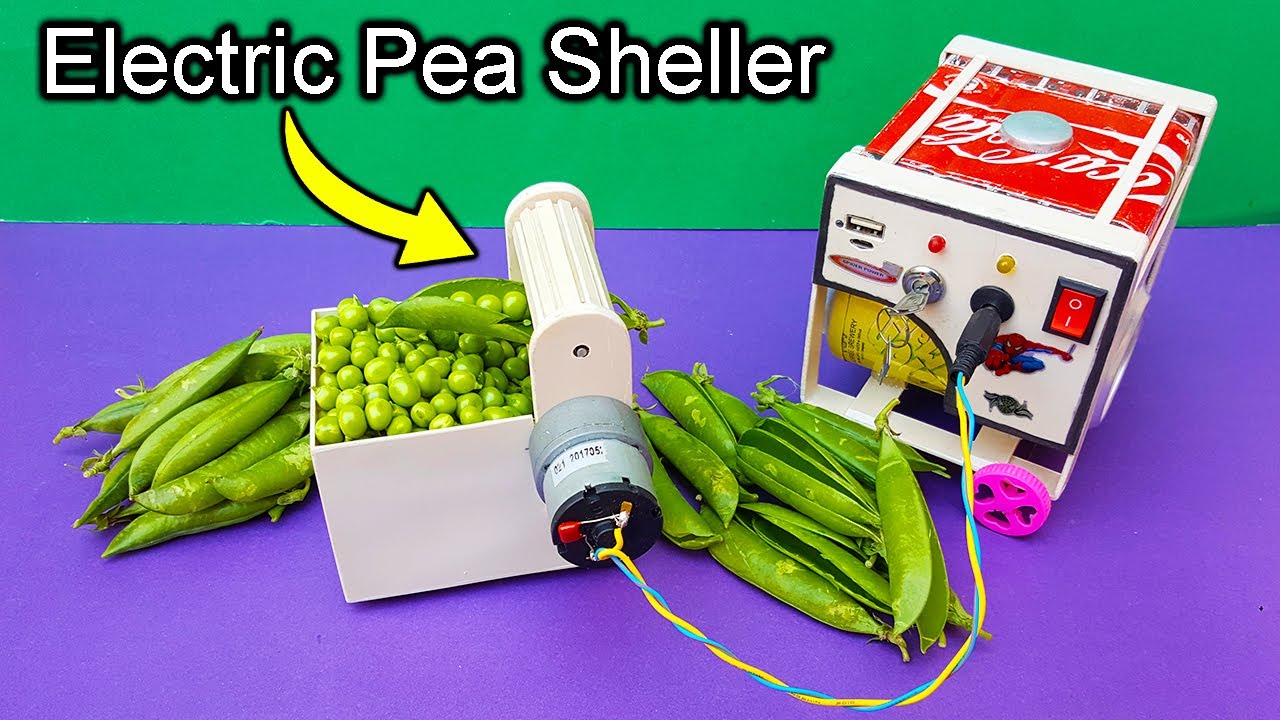 How To Make A Pea Sheller Machine At Home | Homemade Pea Sheller ...
