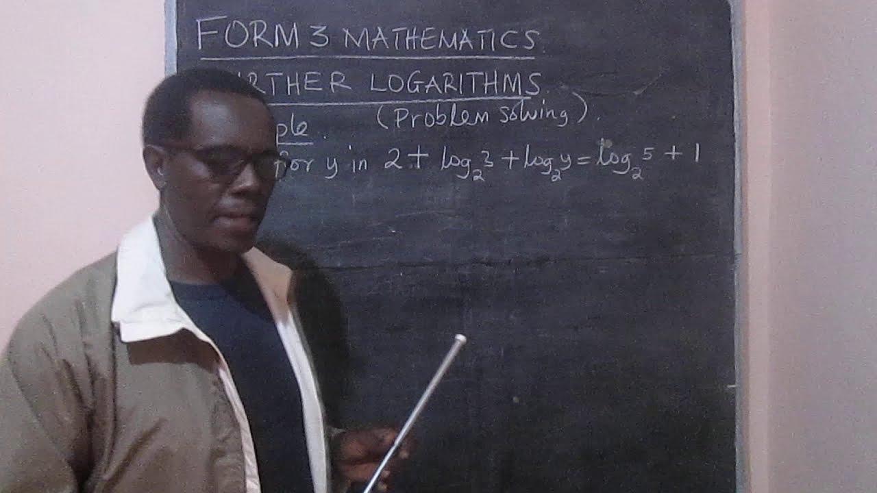FORM THREE MATHEMATICS: Further logarithms - How to solve logarithmic ...