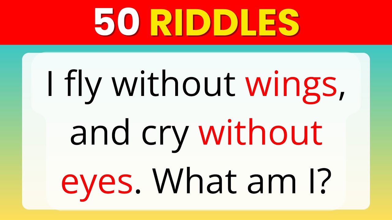 Only a GENIUS Can SOLVE These RIDDLES 🧠 Brain Teasers & Riddle Quiz 🧩 ...