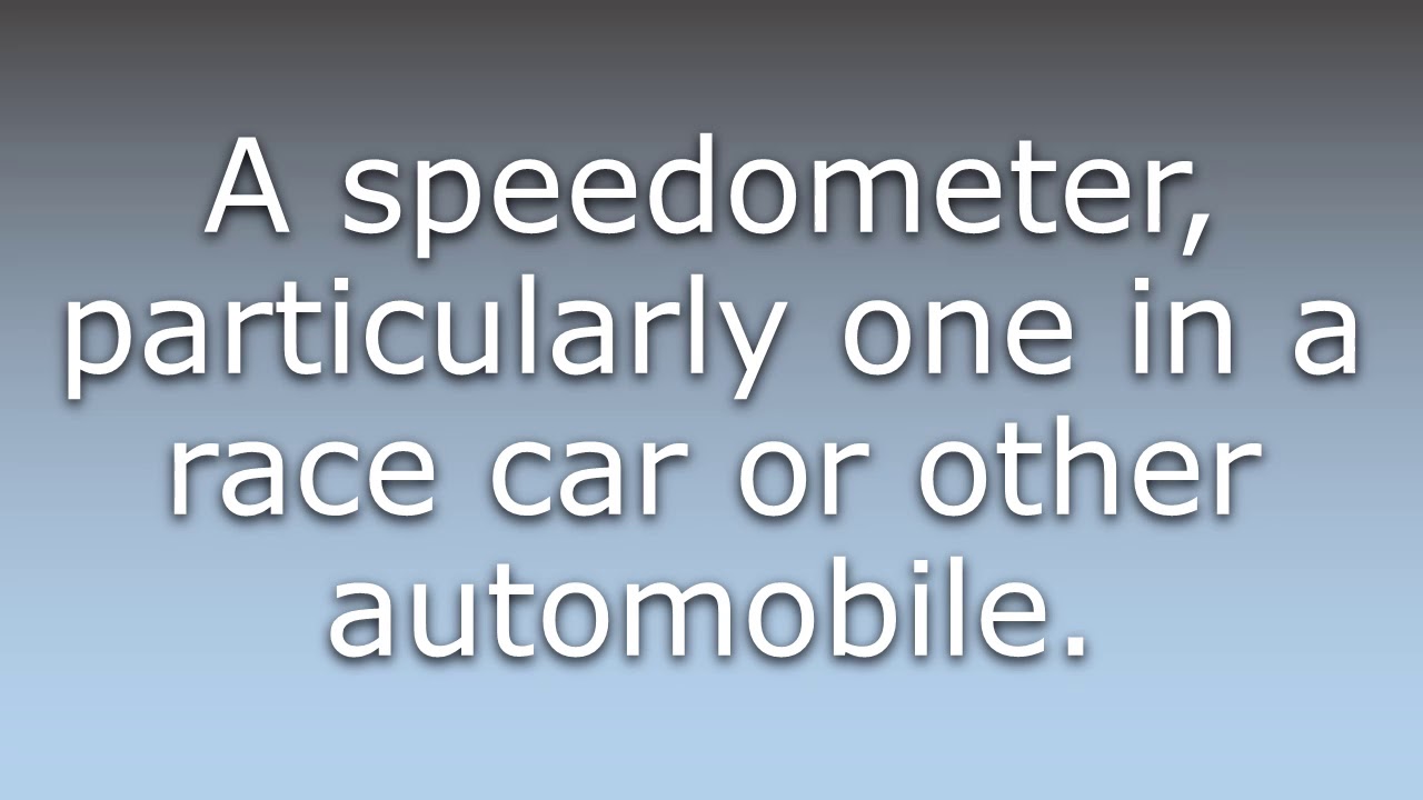 What does Speedo mean? - YouTube