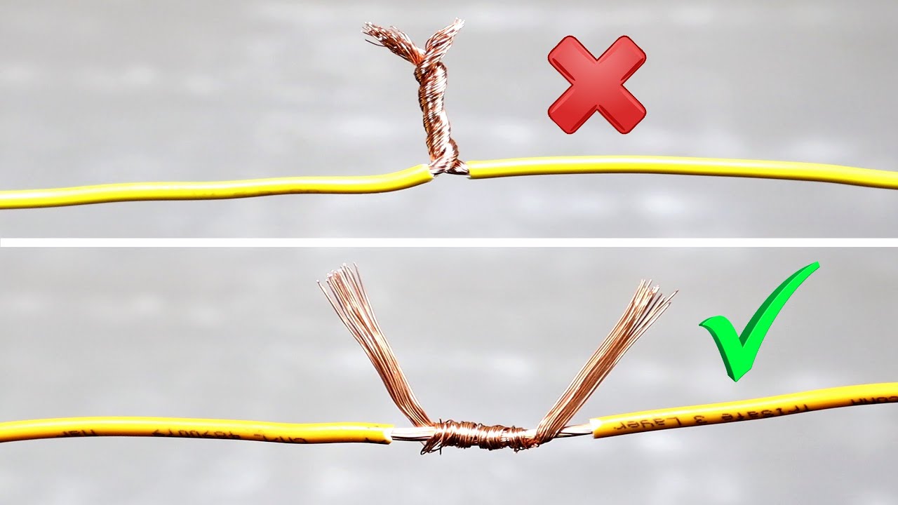 Proper Way to do Splice joint! Even expert electricians don't know ...