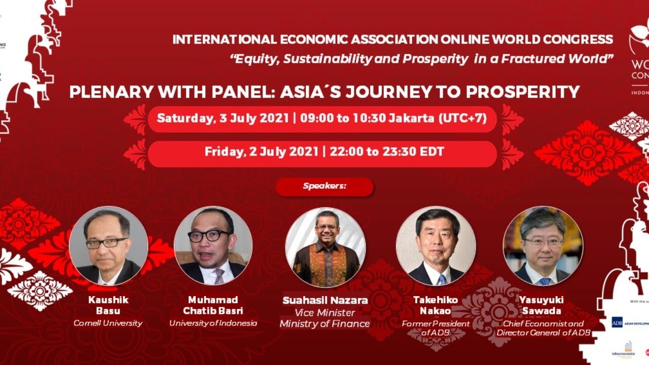 [LIVE] - INTERNATIONAL ECONOMIC ASSOCIATION - PLENARY WITH PANEL - YouTube