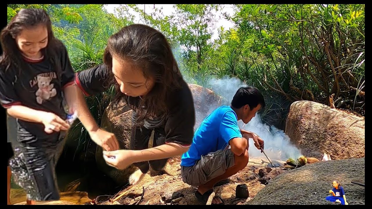 Survive in the forest alone, survive in the wild, alone in the deep ...