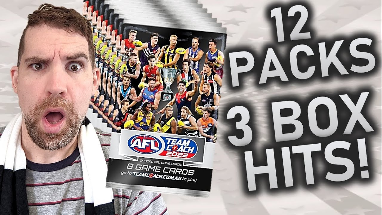 2022 AFL TeamCoach - 3 Box Hits From 12 Random Packs! - YouTube