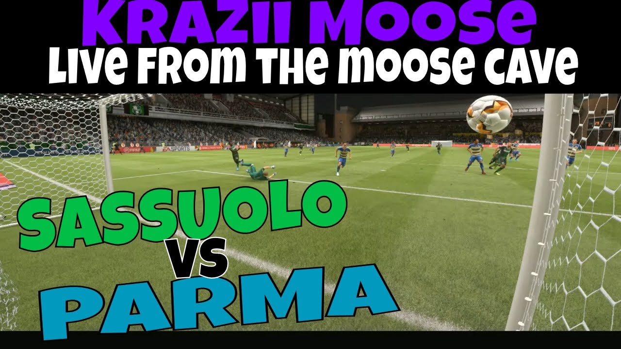 FIFA 20 Italian Serie A Sassuolo VS Parma Live from the MooSe Cave ...