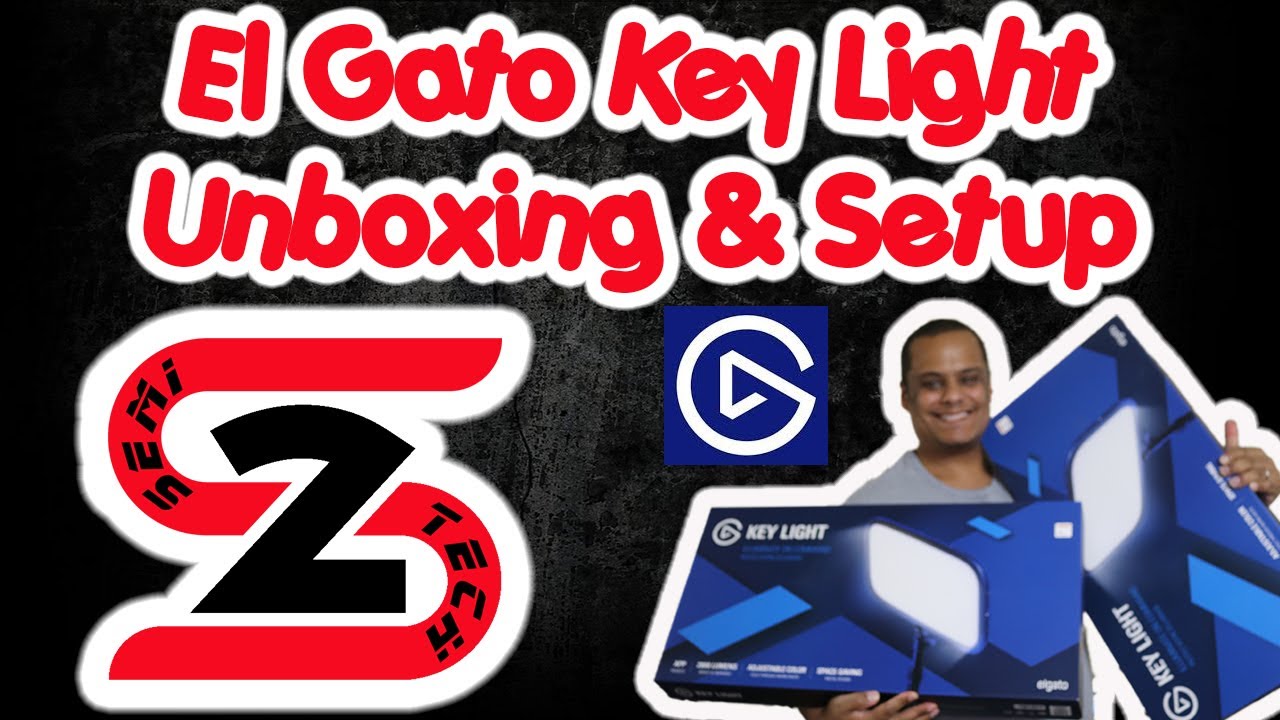 El Gato Keylight Unboxing And Setup (Must Have) - YouTube