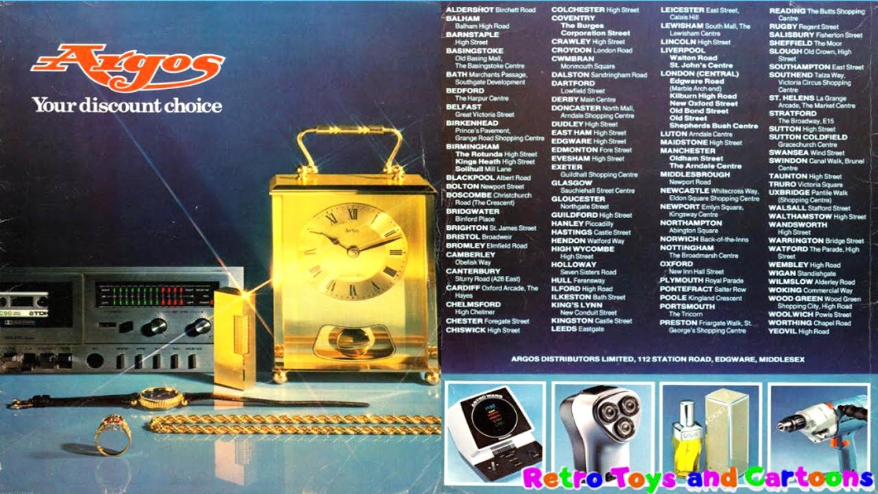 Argos Full Catalogue Autumn Winter 1981 - Retro Toys and Cartoons - YouTube